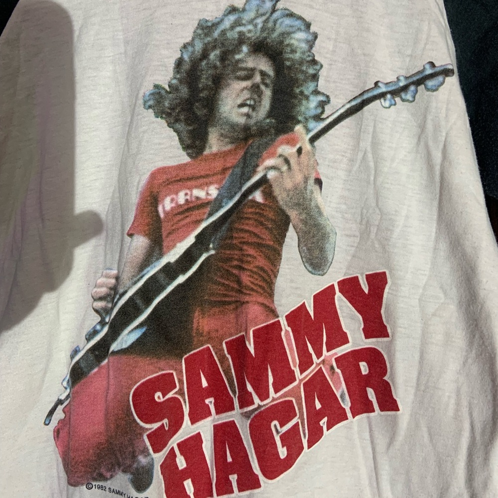 Sammy Hagar Original Vintage 1980s Merchandise Small … - Gem